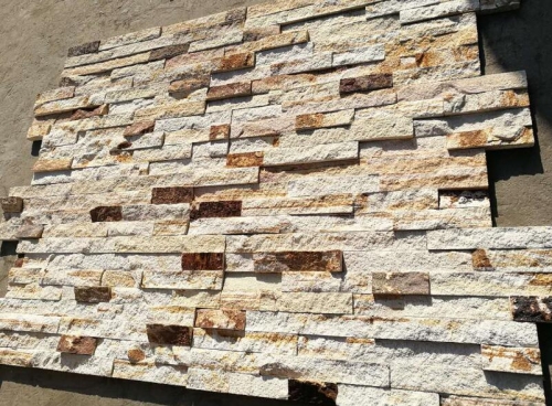 Double Color Sand Stone Slate Tiles Natural Surface