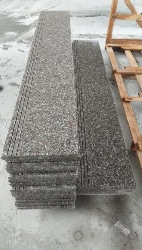 G664 Granite Steps Round Edge With Anti Slip