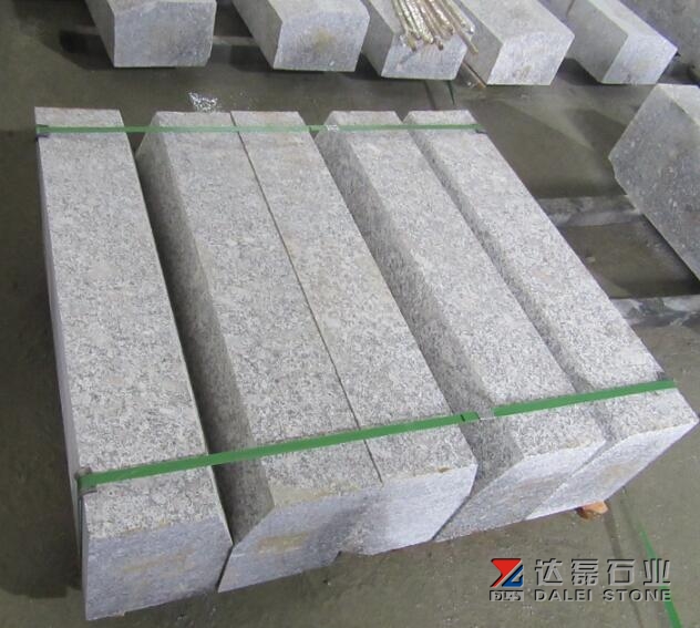 Grey Granite G602 Kerbstone Paving Stone Two Sides Flamed Chamfer