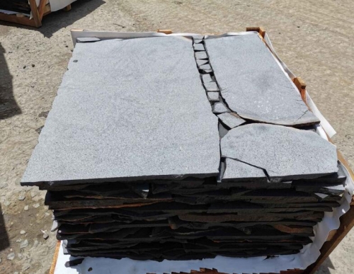 Blue Basalt Blue Stone Crazy Pavers Top Grinding #200