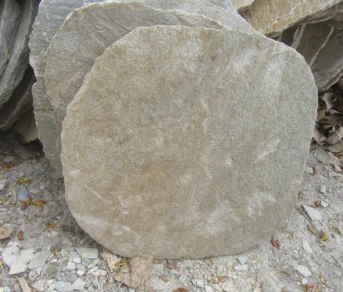 Yellow Beige Paver Stone Natural Split Finish Way