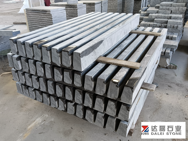 Blue Limestone Windows Sills Honed Natural Stone Window Edge