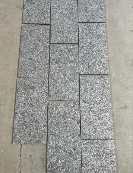 Steel Grey Granite Flamed Wall Cladding Tiles
